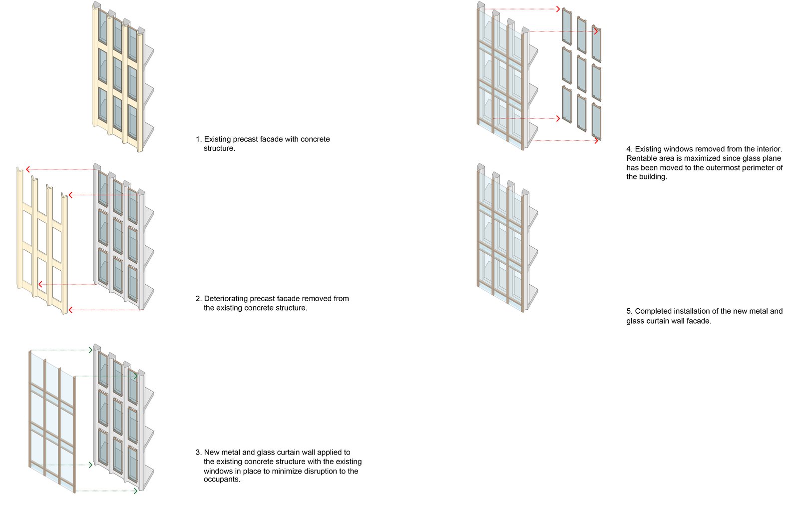 5 Place Ville Marie: Exterior Recladding | Pei Cobb Freed & Partners