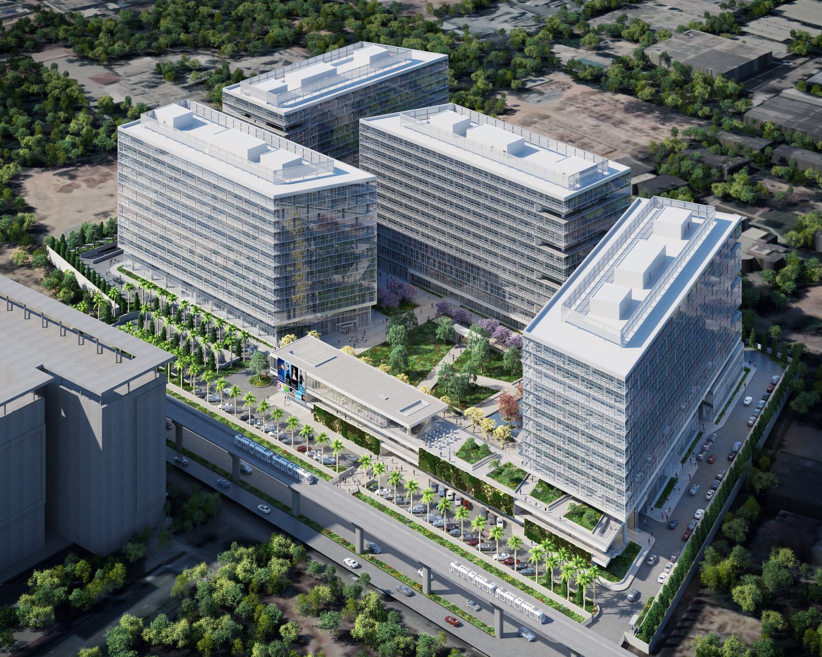 The Hub: Mixed-Use Office Campus | Pei Cobb Freed & Partners