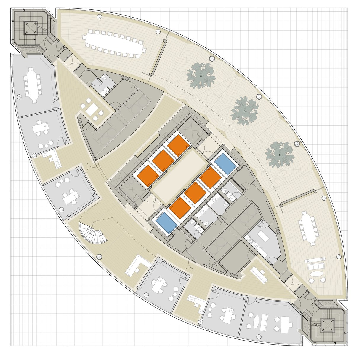 Torre Espacio Interiors | Pei Cobb Freed & Partners