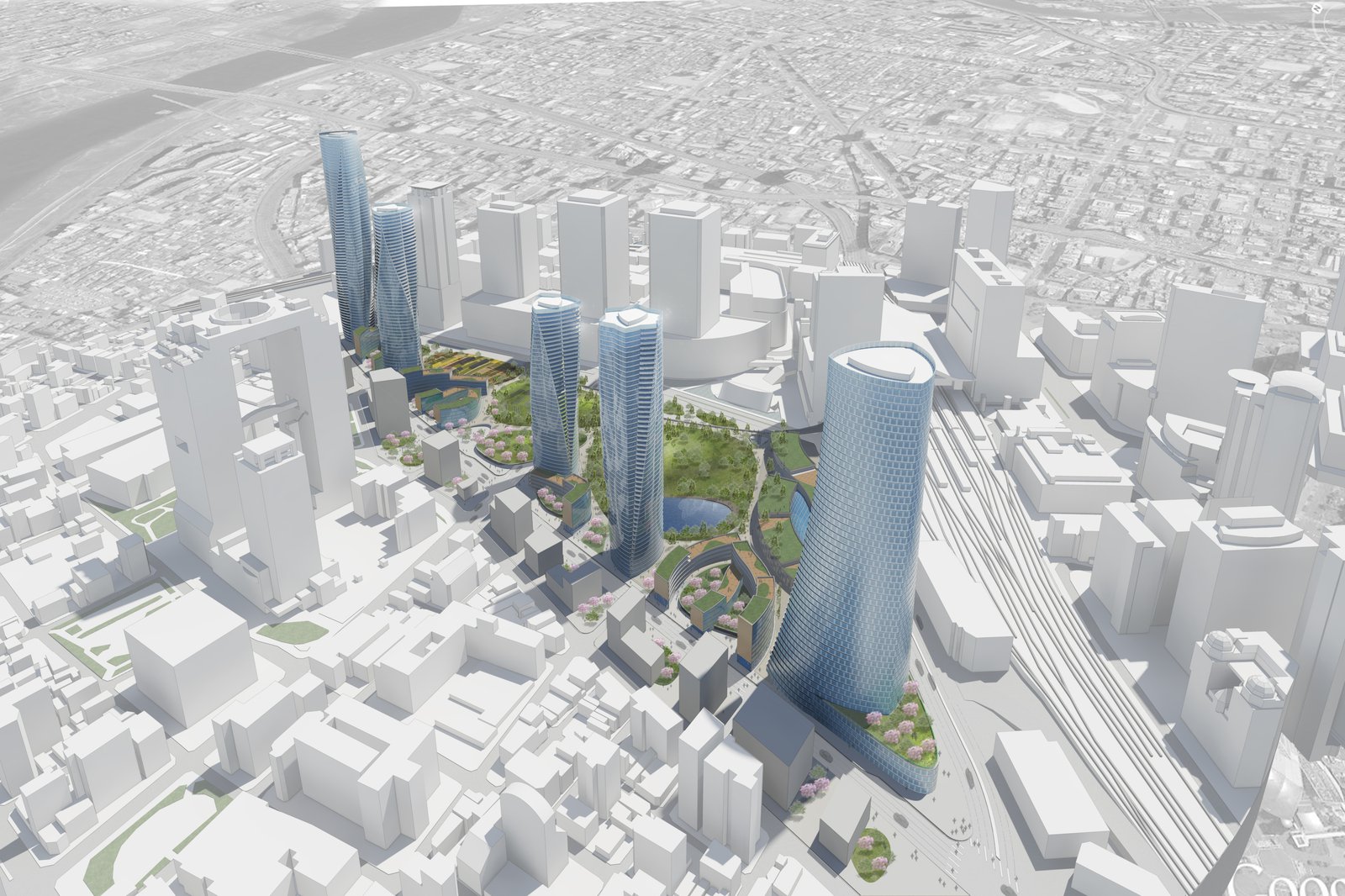 Osaka Station Park Master Plan | Pei Cobb Freed & Partners