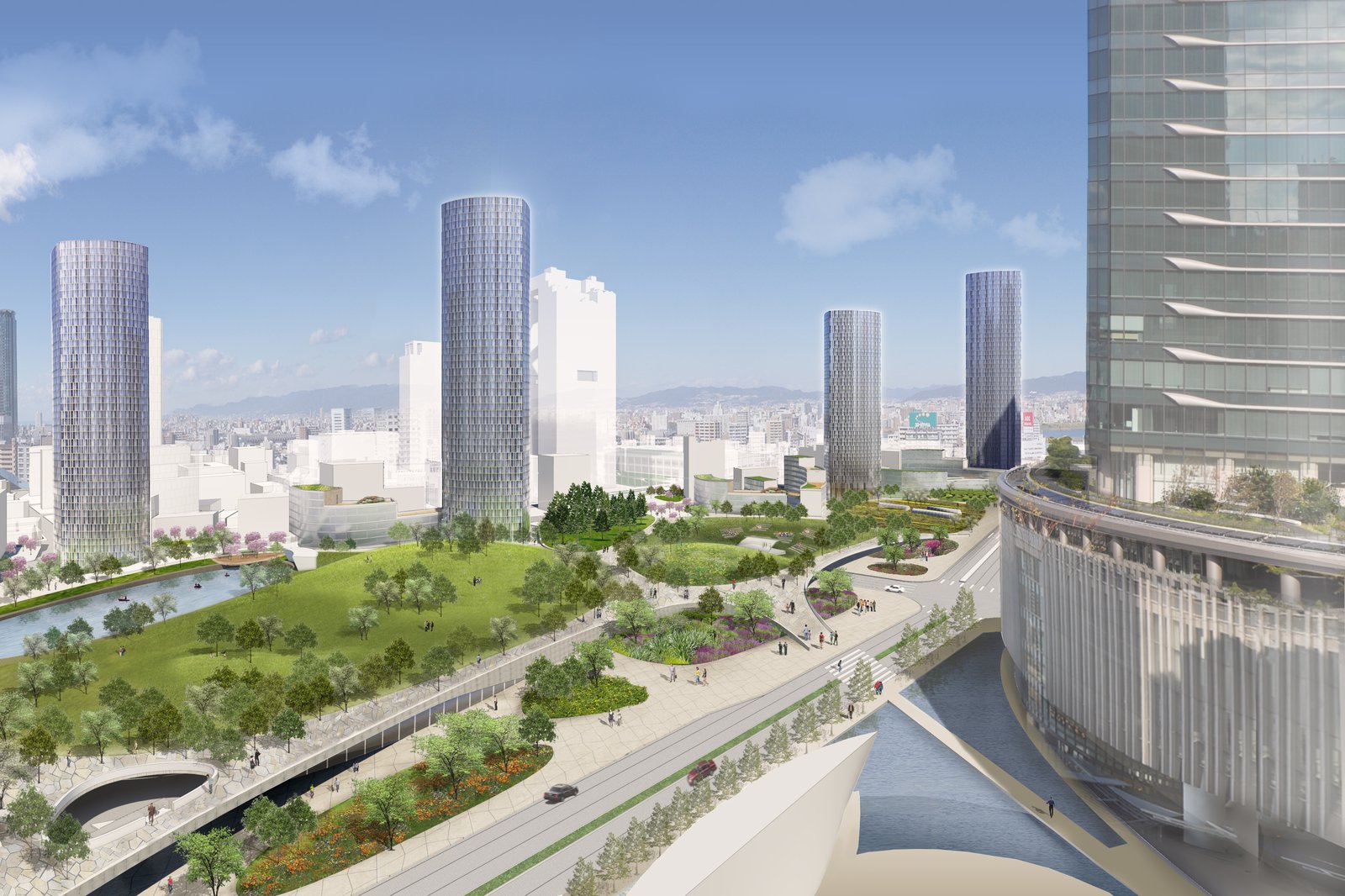 Osaka Station Park Master Plan | Pei Cobb Freed & Partners